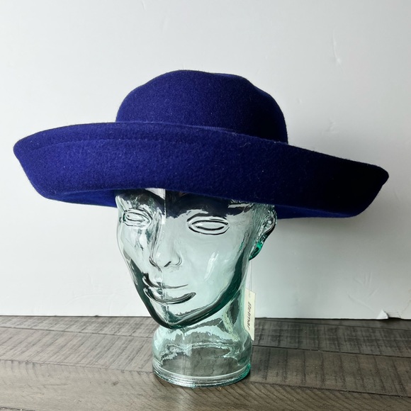 betmar | Accessories | Vintage Betmar 8s Navy Wool Hat | Poshmark